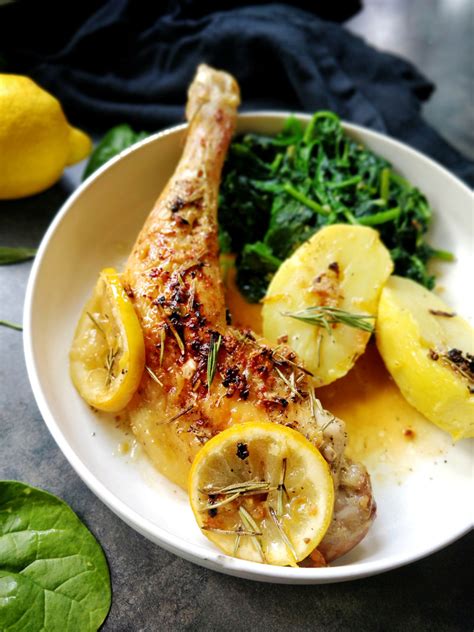 Cuisses De Poulet Au Citron Et Romarin