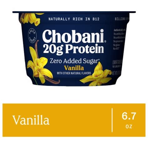 Chobani G Protein Lowfat Greek Yogurt Vanilla Oz Smiths Food