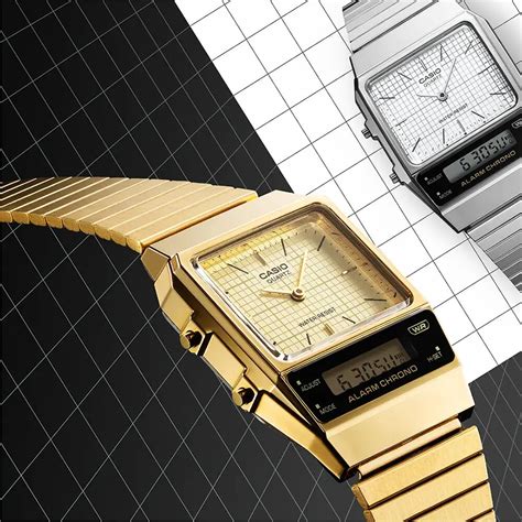 Zegarek Unisex Casio Vintage Dual Time Aq Eg Adf Box Zegarki