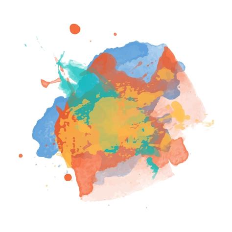 Premium Vector Colorful Watercolor Splash