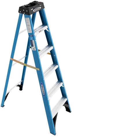 Werner Ft Fiberglass Type Lbs Capacity Step Ladder At Lowes