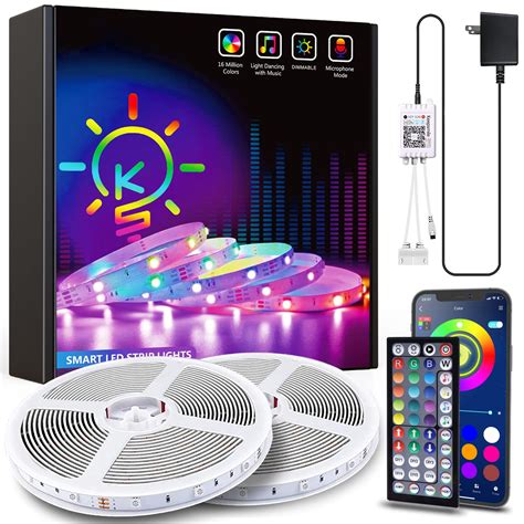 Snapklik Tenmiro Led Strip Lights 100ft 2 Rolls Of 50ft Smart