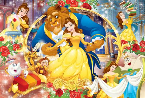 Disney Princess Beauty And The Beast 104 El Supercolor Puzzle