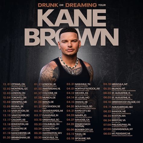 Kane Brown Concert Tickets Live Tour Dates Bandsintown