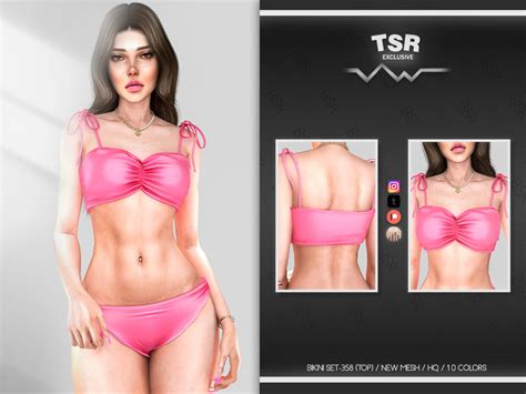 The Sims Resource Bikini Set Top Bd