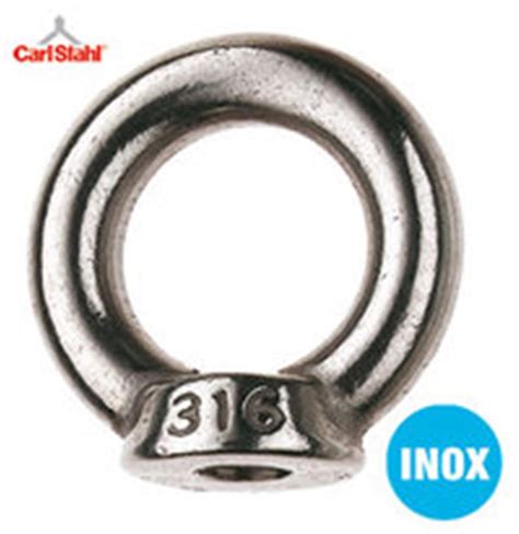 Anneau De Levage Femelle INOX En Acier Inoxydable AISi 316