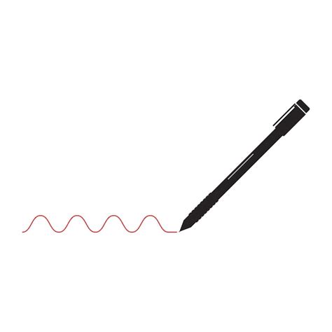 Icono De Pluma Vector Premium
