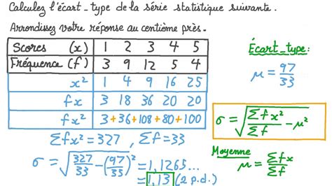 Découvrir 110 imagen écart type formule statistique fr thptnganamst