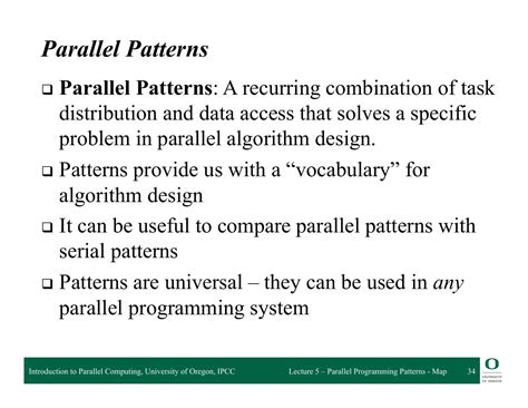 5 parallel programming patterns overview and map pattern