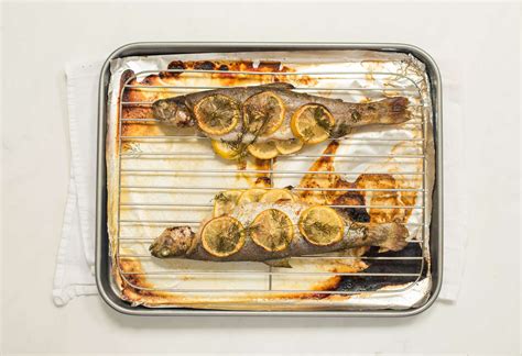 Baked Whole Trout Recipe With Lemon And Dill