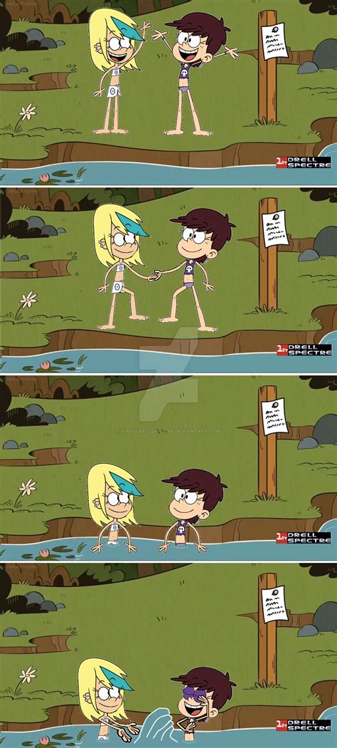 Luna And Sam Playing In Water By FirstDrellSpectre On DeviantArt