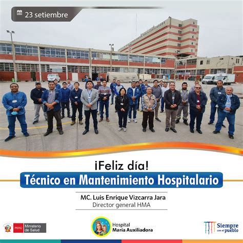 Feliz D A Del T Cnico En Mantenimiento Hospitalario Campa As