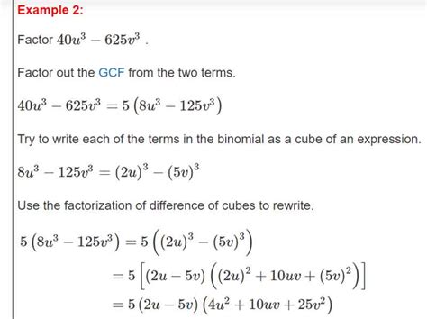 difference of cubes formula ⭐️⭐️⭐️⭐️⭐