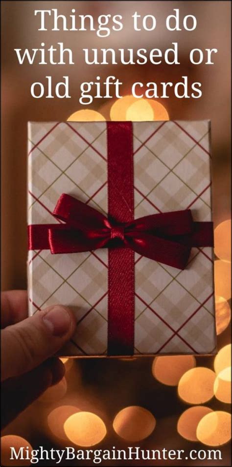 What Should You Do With Unused Gift Cards Mighty Bargain Hunter