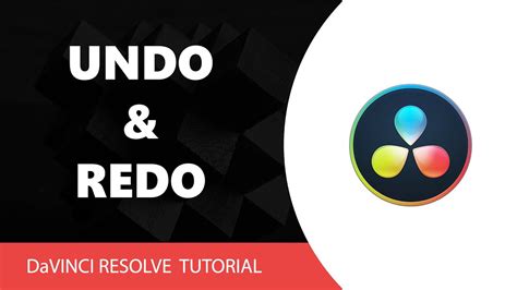 How To Undo And Redo In Davinci Resolve YouTube