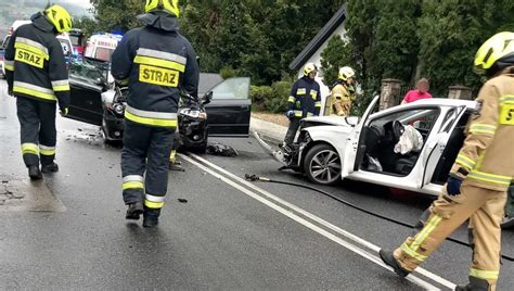 Wypadek Na DW 968 Jedna Osoba Ranna