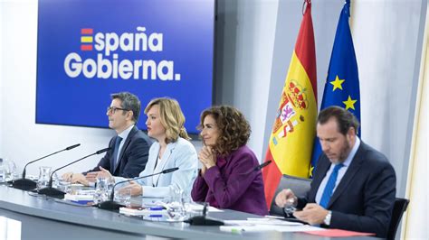 Sigue En Directo La Rueda De Prensa Posterior Al Consejo De Ministros
