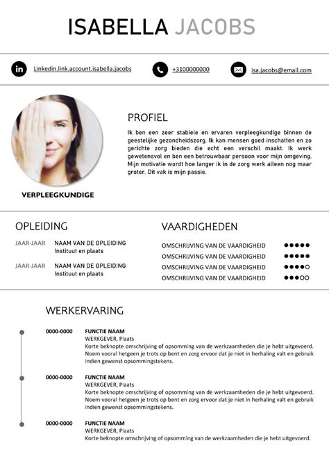 CV Voorbeeld Zorg