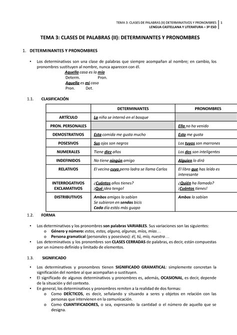 Eso Apuntes De Eso Lengua Castellana Y Literatura Eso Tema