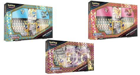 Pokémon TCG Reveals Products Pack Art For Crown Zenith