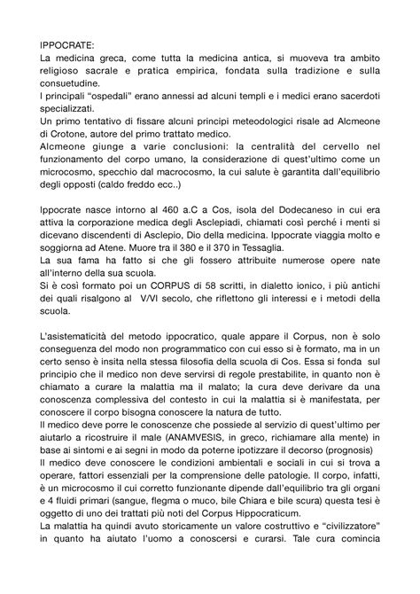 Ippocrate Si Tratta Di Una Amplia Spiegazione Di Lingua Greca