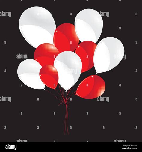 Globos Globos Rojos Globos Blancos Cumplea Os Celebraci N Colorido