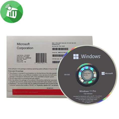 Microsoft Windows 11 Pro 64 Bit DVD Box 40 OFF
