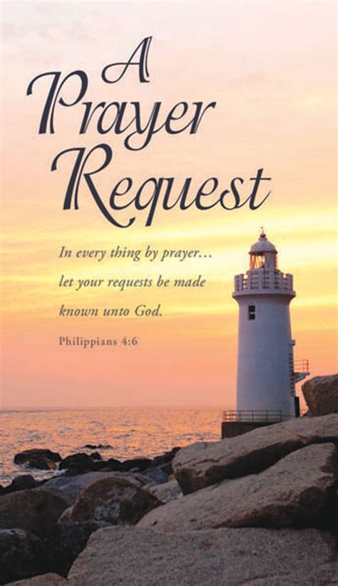 Prayer Request Card U1035 Pack Of 50 Concordia Supply