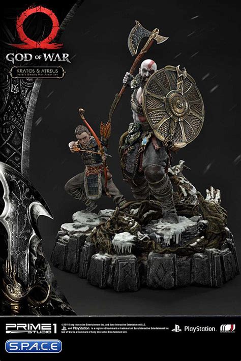 1 4 Scale Kratos Atreus Ultimate Premium Masterline Statue God Of War