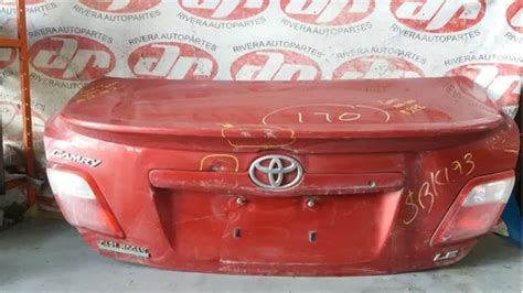 Tapa Cajuela Toyota Camry Detalle Sin Aleron Meses Sin