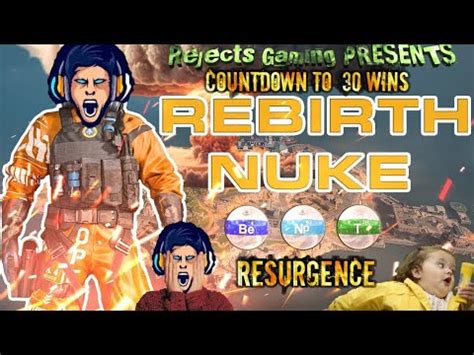 LIVE WARZONE COUNTDOWN TO 30 WINS TO NUKE REBIRTH ISLAND Resurgence