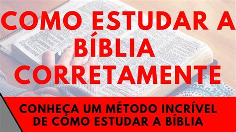Como Estudar A B Blia Youtube