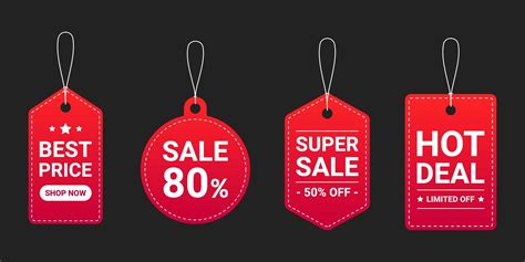 Sale Price Tag Vector