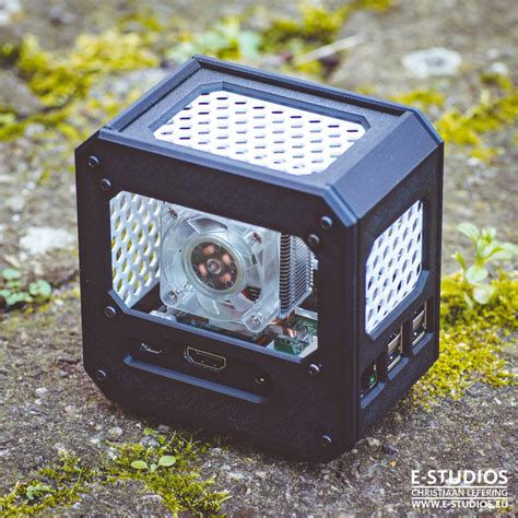 Raspberry Pi 4 Micro Tower Case STL E Studios