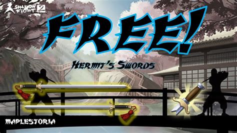 SHADOW FIGHT 2 TITAN UPDATE HOW TO GET HERMIT S SWORDS FREE YouTube