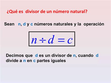 Cantidad de divisores que tiene un número compuesto PPT Descarga