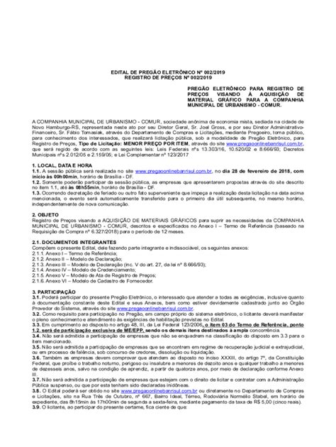 Preench Vel Dispon Vel Licitaes Prefeitura De Capito De Campos Fax