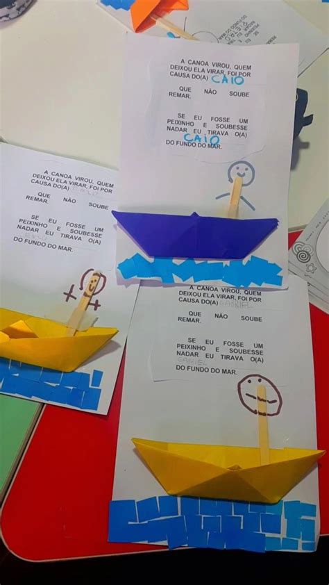 Trabalhando Música e Parlendas na Educação infantil A canoa Virou