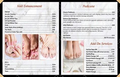 NMN4 47 Back Menu 4 Views Nails Salon Archives Printing For Nails