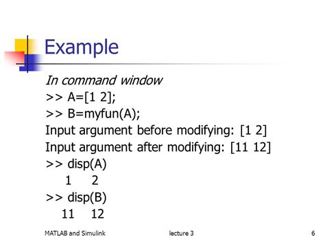matlab and simulinklecture 31 to days outline functions strings sparse arrays cell arrays