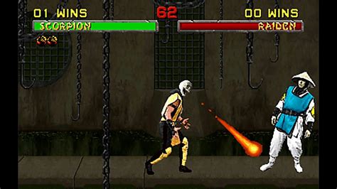 Mortal Kombat II Moves Scorpion Toasty Fatality YouTube