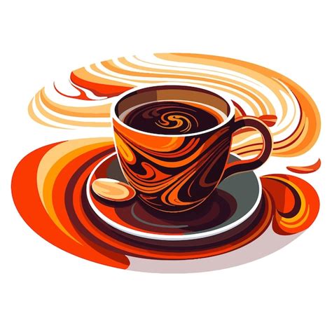 Premium Vector Cup Of Coffee Vector Illustration