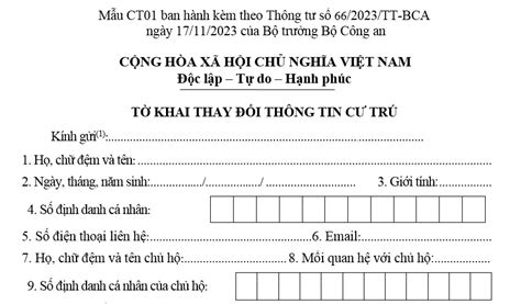 M U T Khai Thay I Th Ng Tin C Tr Ct T N M V C Ch Vi T