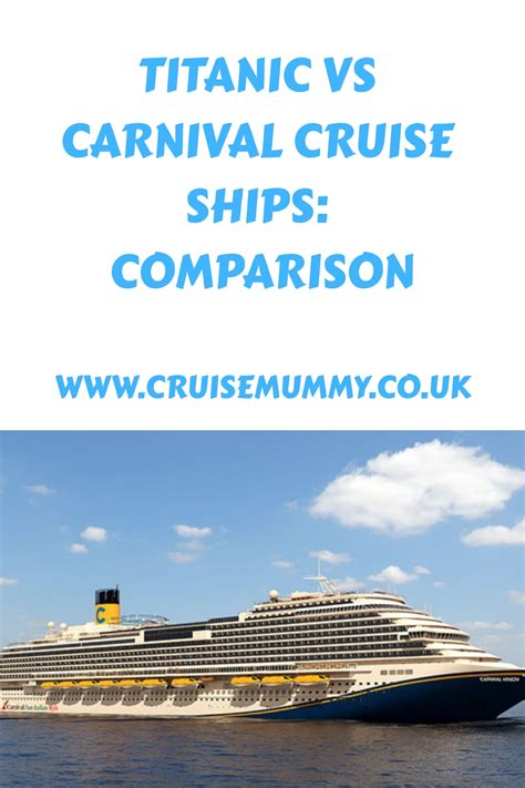 Titanic Vs Carnival Cruise Ships Comparison