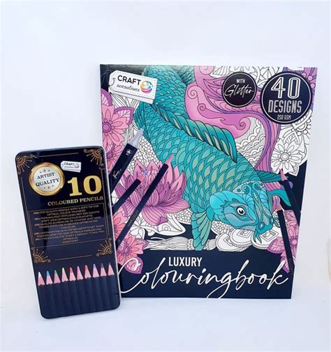 Cadeauset Craft Sensations Kleurboek Volwassenen Bevat X Kleurboek
