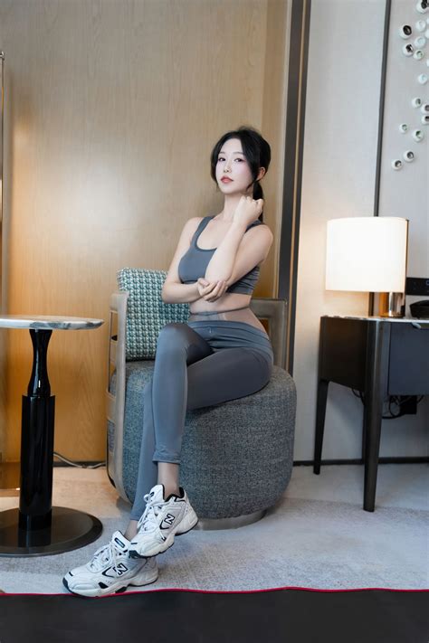 Dou Niang Li Shi Xiuren In App Purchase Gray Yoga Clothes No V Ph