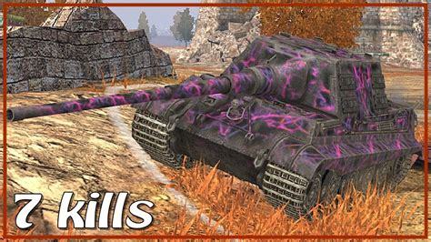 V Jagdtiger Frags K Dmg Wot Blitz Youtube