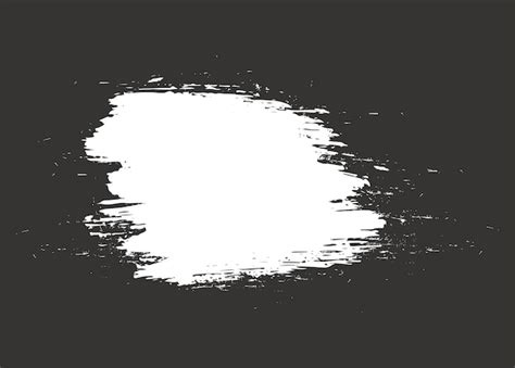 Banner De Trazo De Pincel Grunge Efecto Salpicadura De Textura Vector
