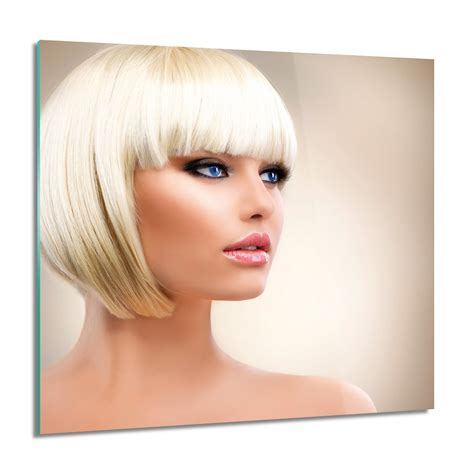 ArtprintCave Kobieta włosy blond do kuchni obraz na szkle 60x60 cm