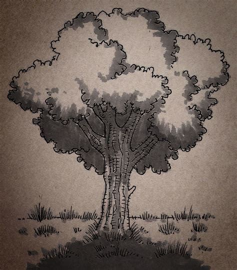 Total 96 Imagen Dibujos De Arboles Realistas Viaterra Mx